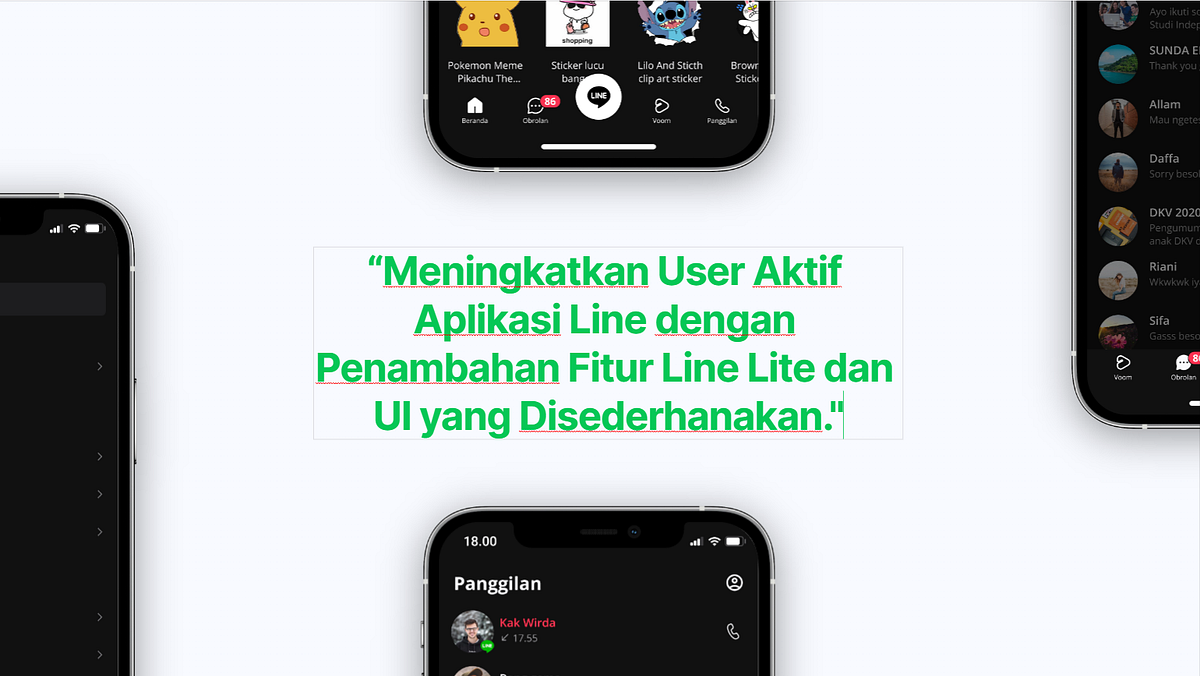 Studi Kasus UI UX: “Meningkatkan User Aktif Aplikasi Line dengan Penambahan Fitur Line Lite dan ...