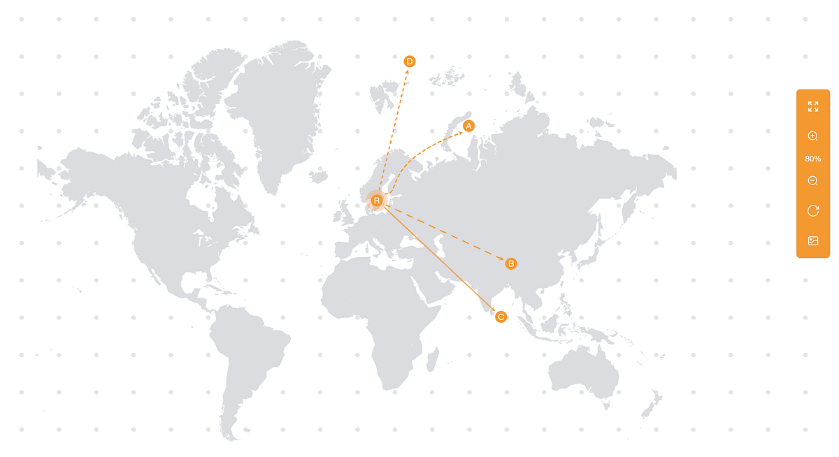 Developing A Simple Customizable Map In React With Relation Graph By 8952