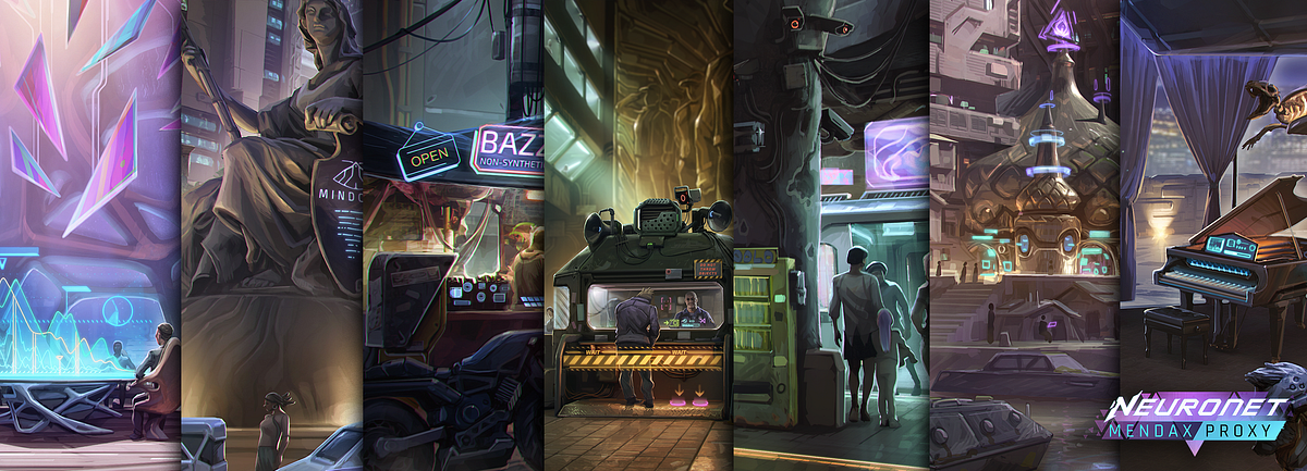 NeuroNet: Mendax Proxy — Creating the Art Direction | by Dream Harvest ...