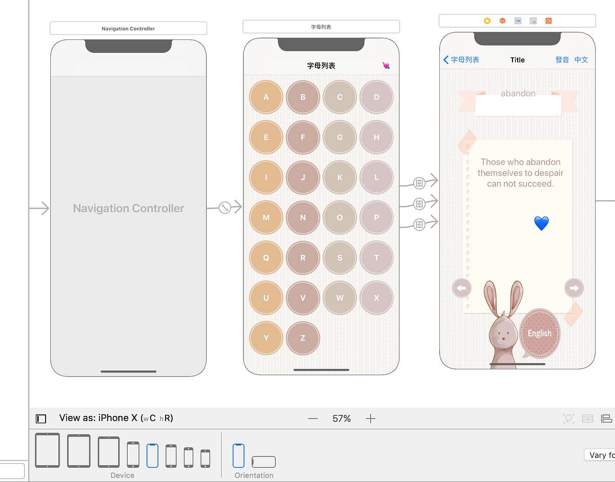 在 storyboard 享受用 iPhone X 畫面設計 App 的快感 ! | by 彼得潘的 iOS App Neverland | 彼得潘的 Swift iOS App 開發問題解答 ...