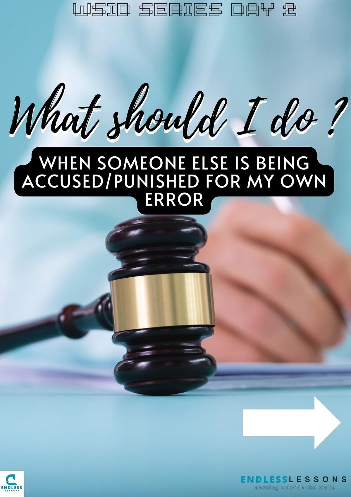 WHAT SHOULD I DO WHEN SOMEONE ELSE IS BEING ACCUSED/PUNISHED FOR MY OWN ...