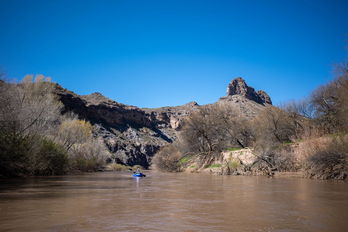 Gila River Clifton Loop, Arizona. A great trip in February, doing a 60 ...