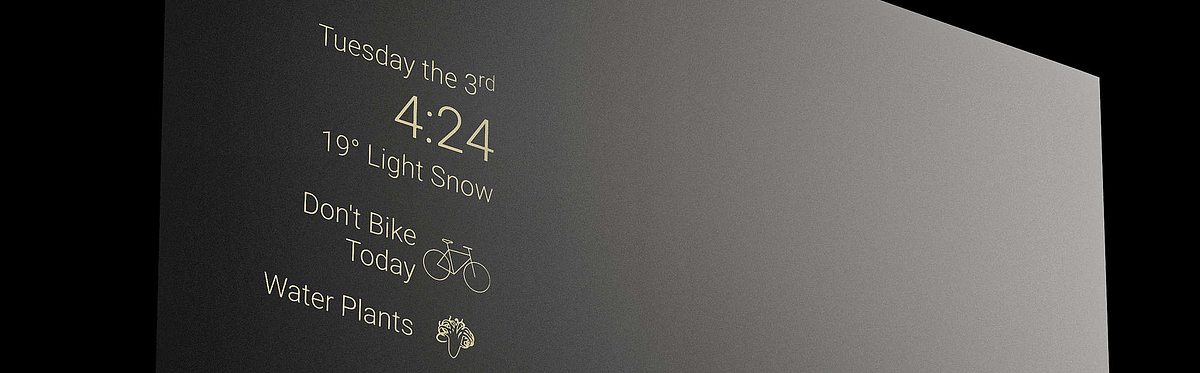 Using a mobile device for a magic mirror screen | by Balázs Suhajda ...