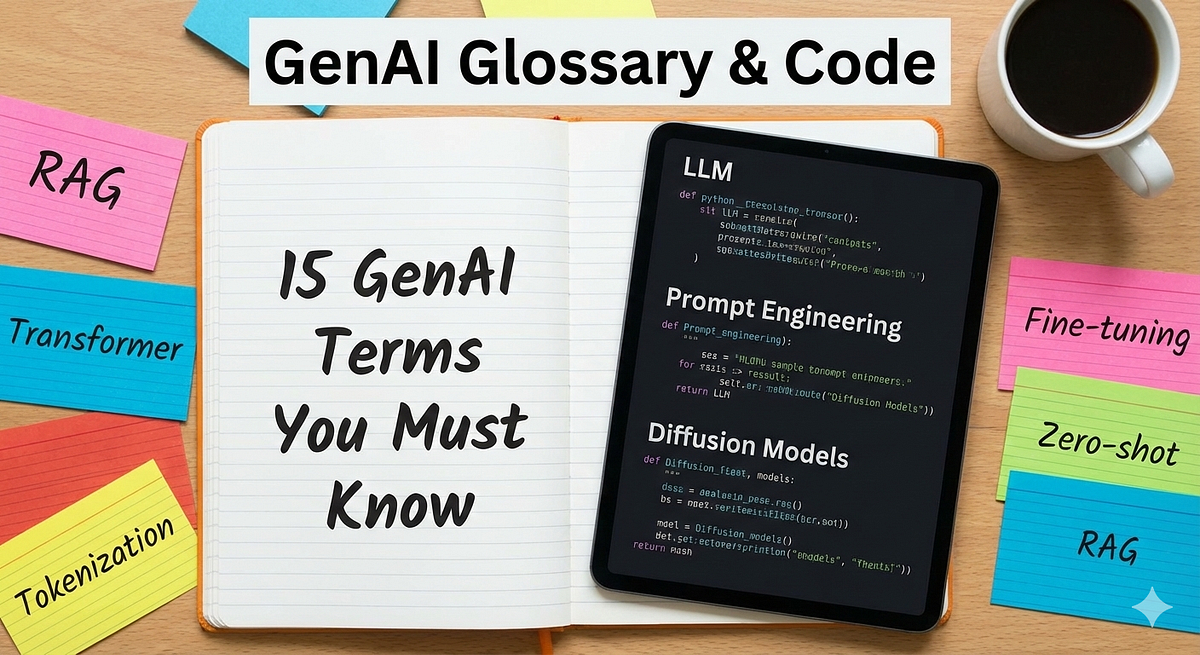 15 GenAI Terms You Must Know (with Code Examples) | by Sarah Morino ...