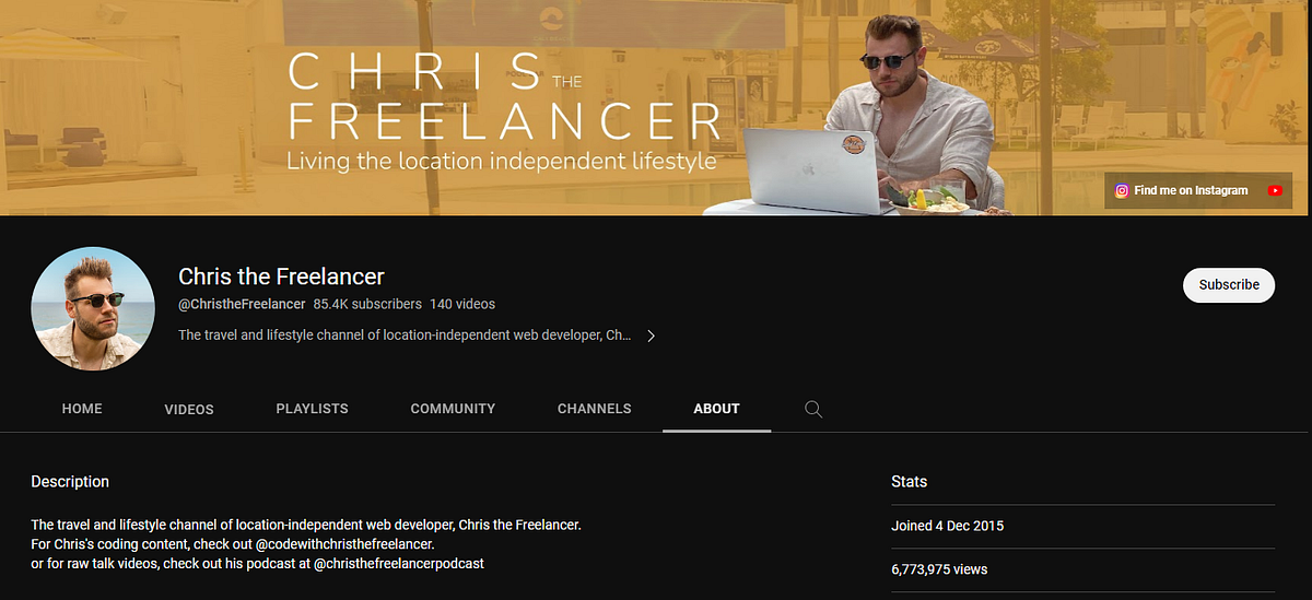 Top 5 YouTube Channels For Freelancers | by Azzaam Mansoor | Medium