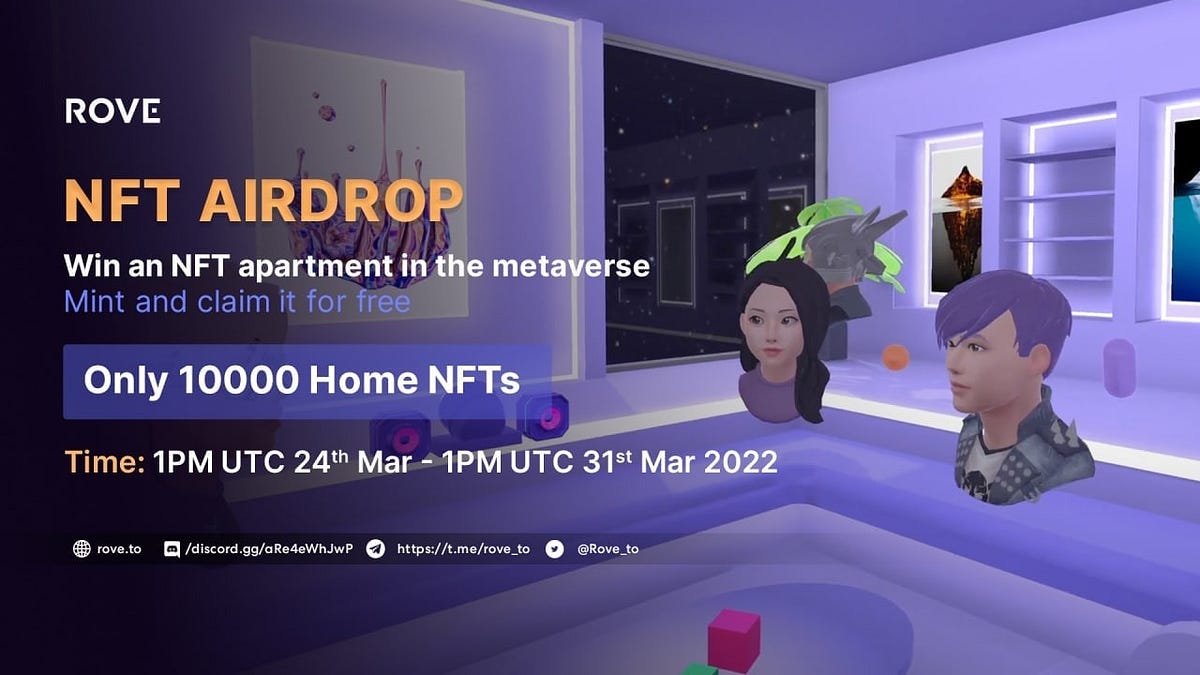 Rove NFT Airdrop - Md. Jahangir Sheikh - Medium