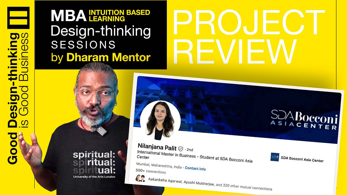 MBA Design-thinking Sessions by Dharam Mentor | Review: Brand mapping ...