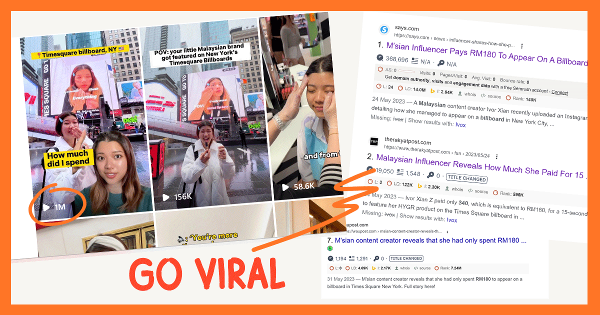 1 Min Viral Billboards for Creator To Go Viral | by Hawke Lai 📒 Creator Story | Short. Sweet ...