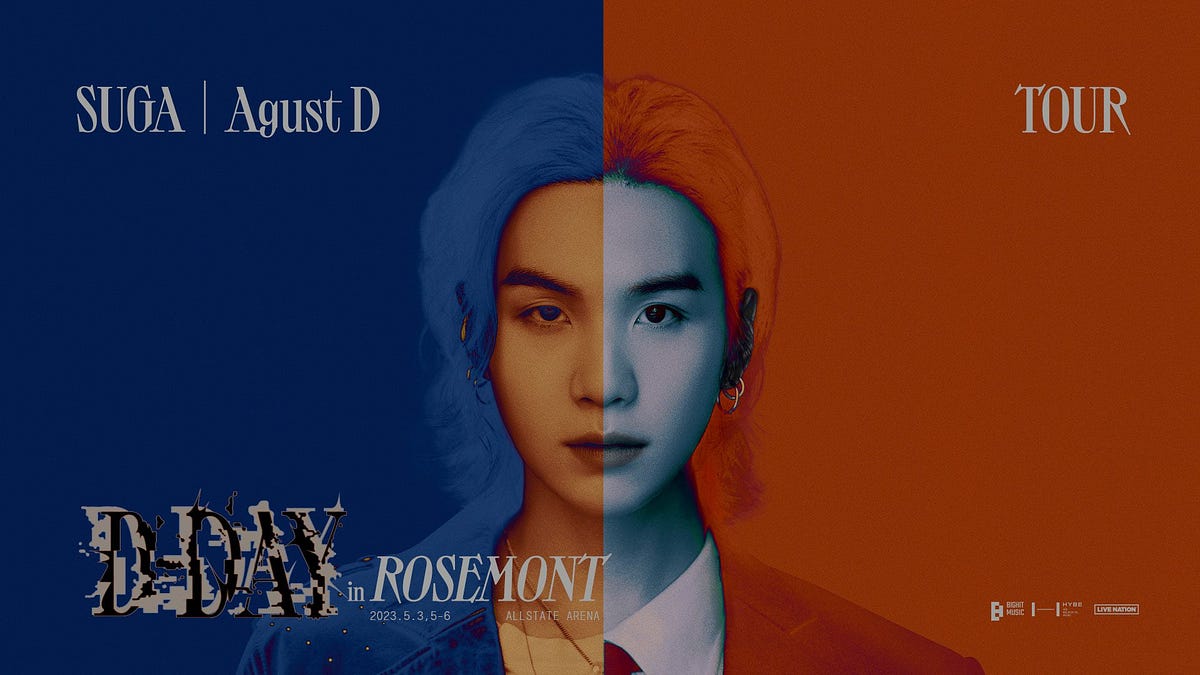 LIVE | SUGA | AGUST D TOUR IN U.S. at Allstate Arena, Rosemont ...