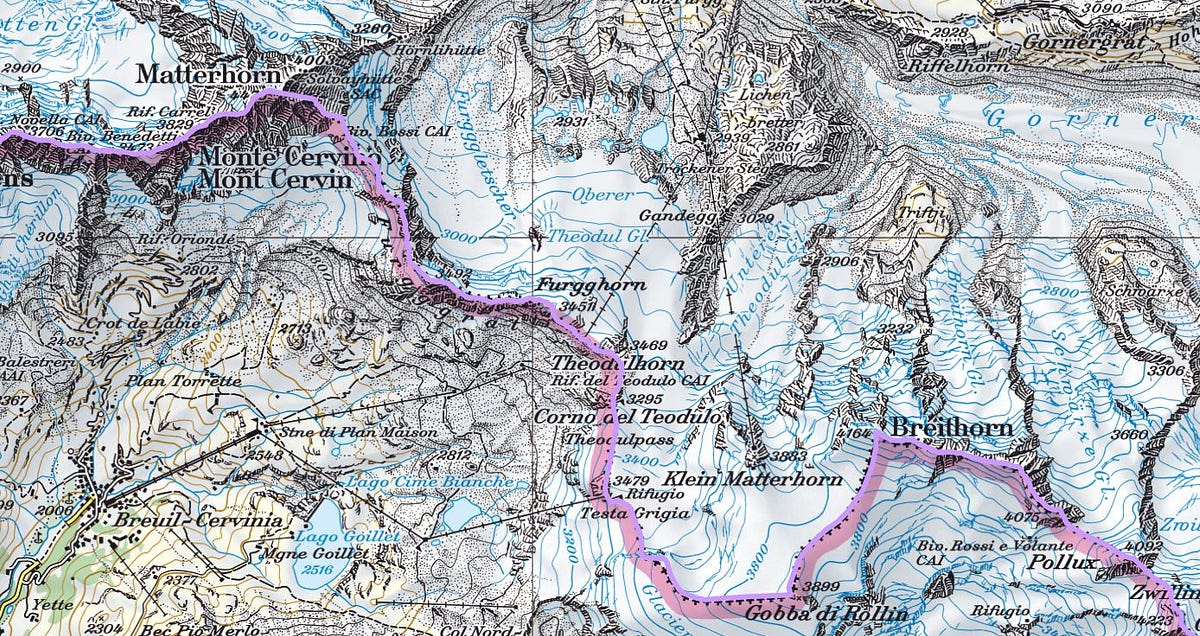 Did You Know Borders in the High Alps Are Moving? | by Reynolds Sandbox ...