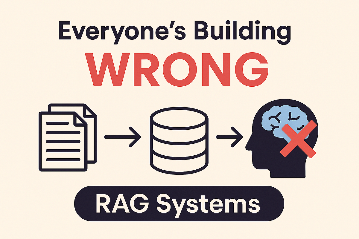 Everyone’s Building RAG Systems Wrong — Here’s the Real Architecture | by CodeOrbit | Nov, 2025 ...