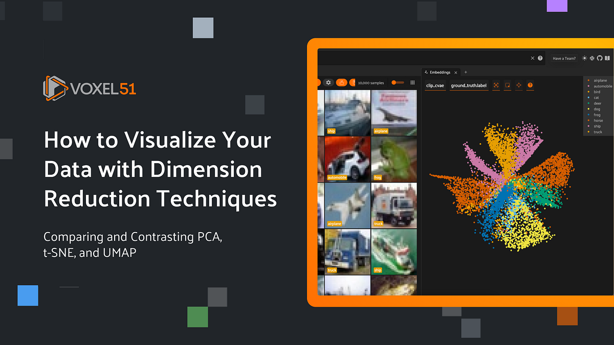 How to Visualize Your Data with Dimension Reduction Techniques | by Jacob Marks, Ph.D. | Voxel51 ...