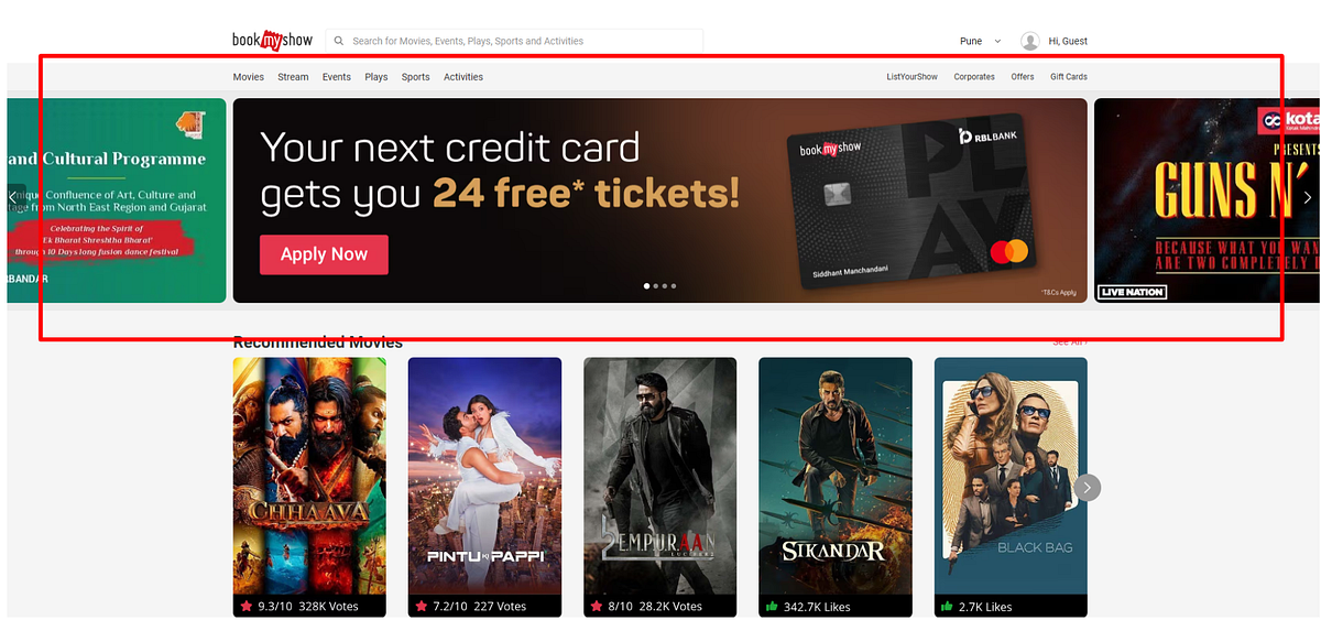 Heuristic Evaluation of BookMyShow: UX Wins and Pain Points | by Sanya ...