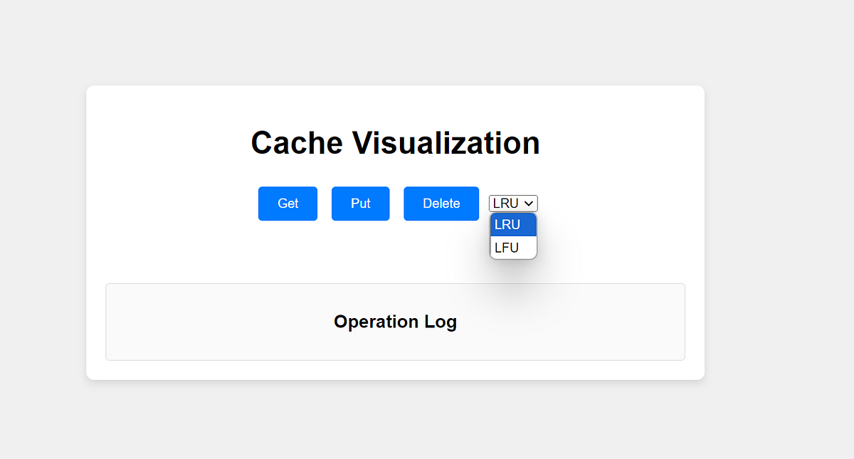 Visualizing Cache Operations with JavaScript: Understanding LRU and LFU | by Sushupthi R Koushik ...