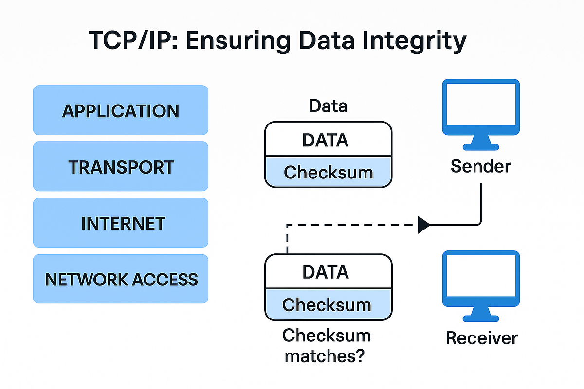 TCP/IP Mimarisi ve Checksum: Veri Gerçekten Doğru mu Geldi? | by Derya ...