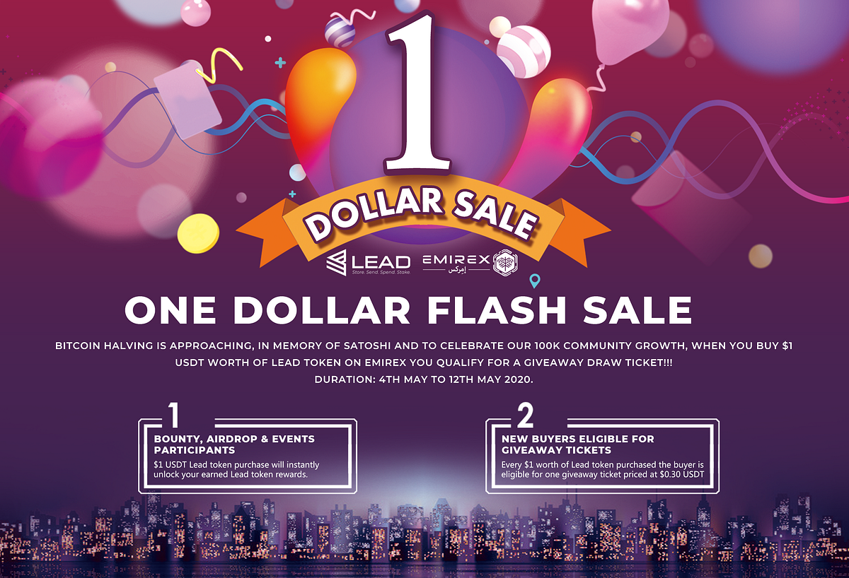 ONE DOLLAR FLASH SALE — Only 8 Days Left!!! | by Lead Wallet | Lead ...