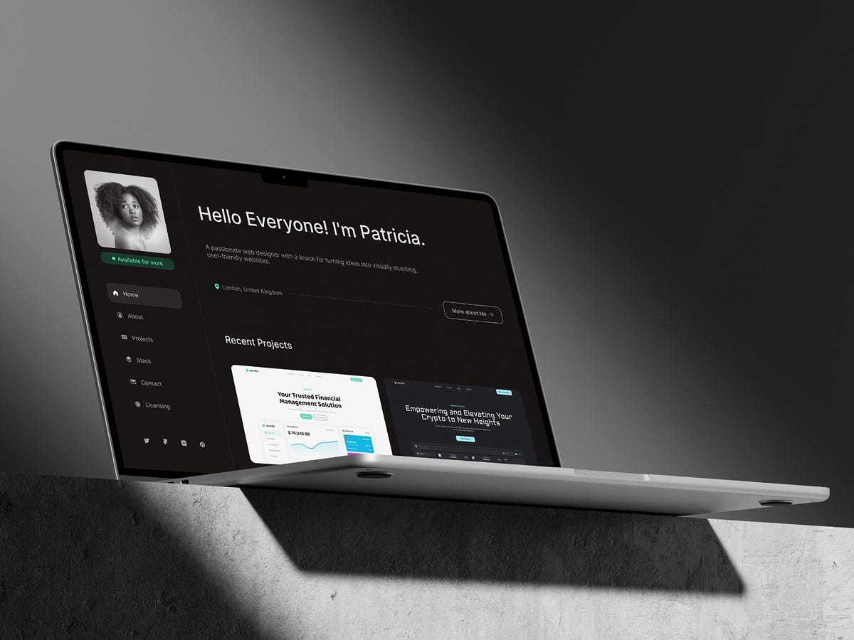 7 Stunning Student Portfolio Templates to Land Your Dream Job | by ...
