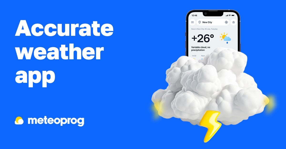 Meteoprog App: Convenient, Simple, and Eco-Friendly Weather Forecast ...
