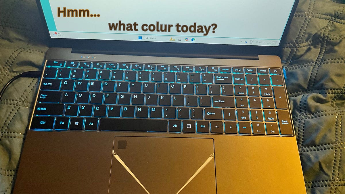 All I Wanted Was a Keyboard I Could See With | by Jonathan Townend, RMN ...