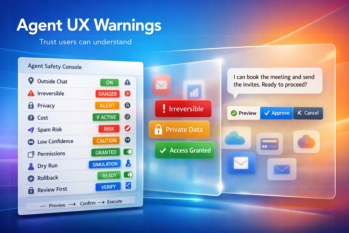 10 Agent UX Warnings Users Actually Understand and Trust | by Bhagya ...