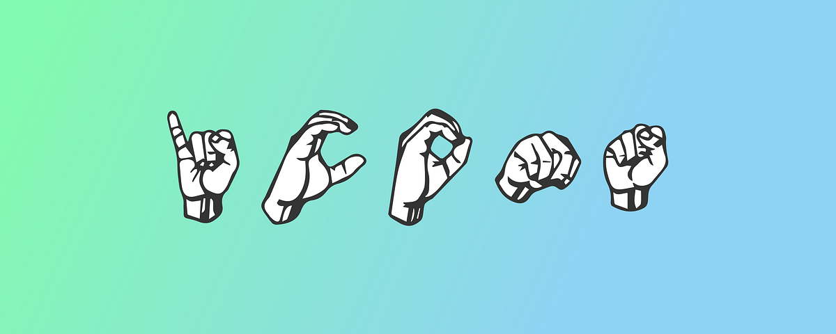The iconography of American Sign Language | by Joe Winter | UX Collective