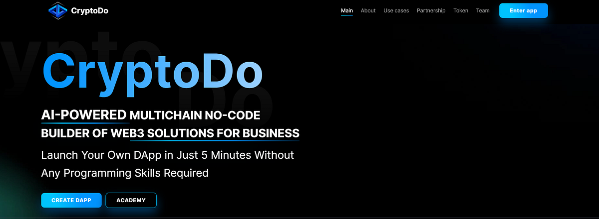 Cryptodo.app: Your Gateway to the World of Cryptocurrencies | by crypto ghost | Jul, 2023 | Medium