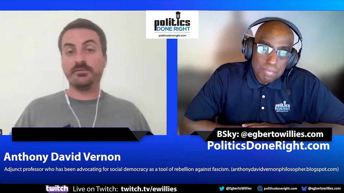 Anthony David Vernon advocates for social democracy as a tool of ...