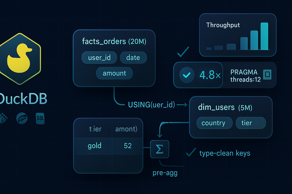 9 DuckDB Join Moves for Mid-Scale Speed | by Thinking Loop | Medium