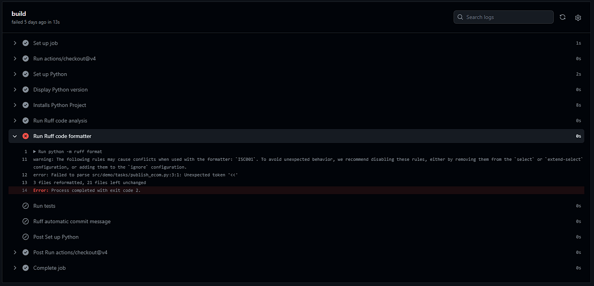 A Basic yet Solid Python GitHub Pipeline Action | by Andreas Therkildsen | Medium