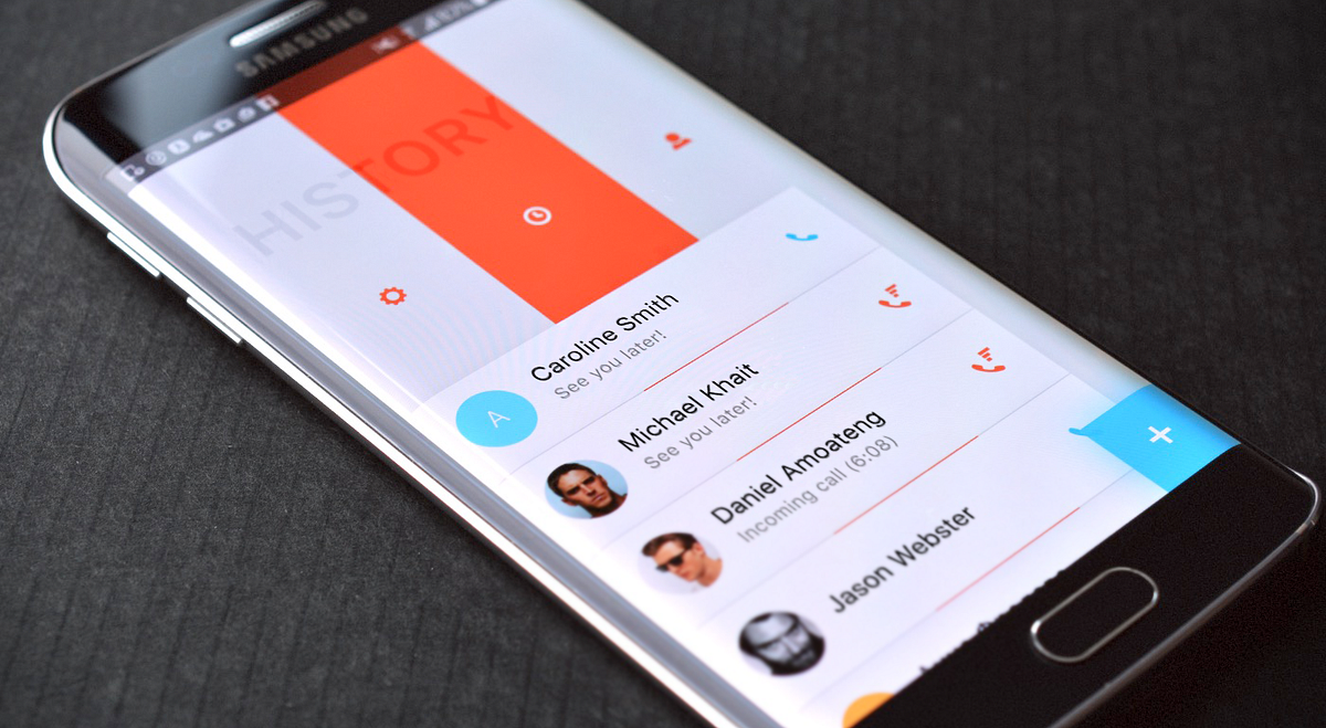 Bottom Navigation Interface. Large smartphones don’t surprise anyone ...
