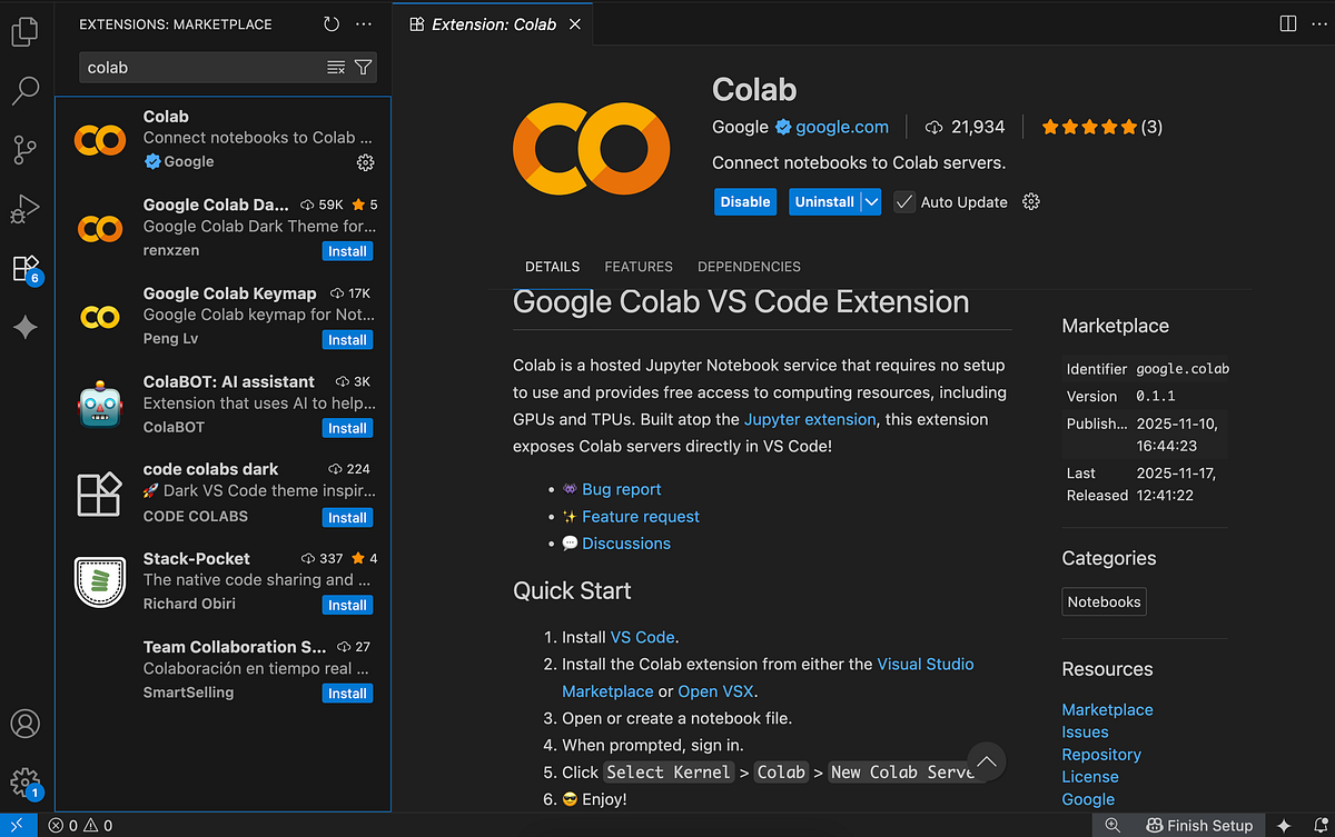 VS Code + Colab Extension — game changer ready to go! | by Lesly Zerna ...