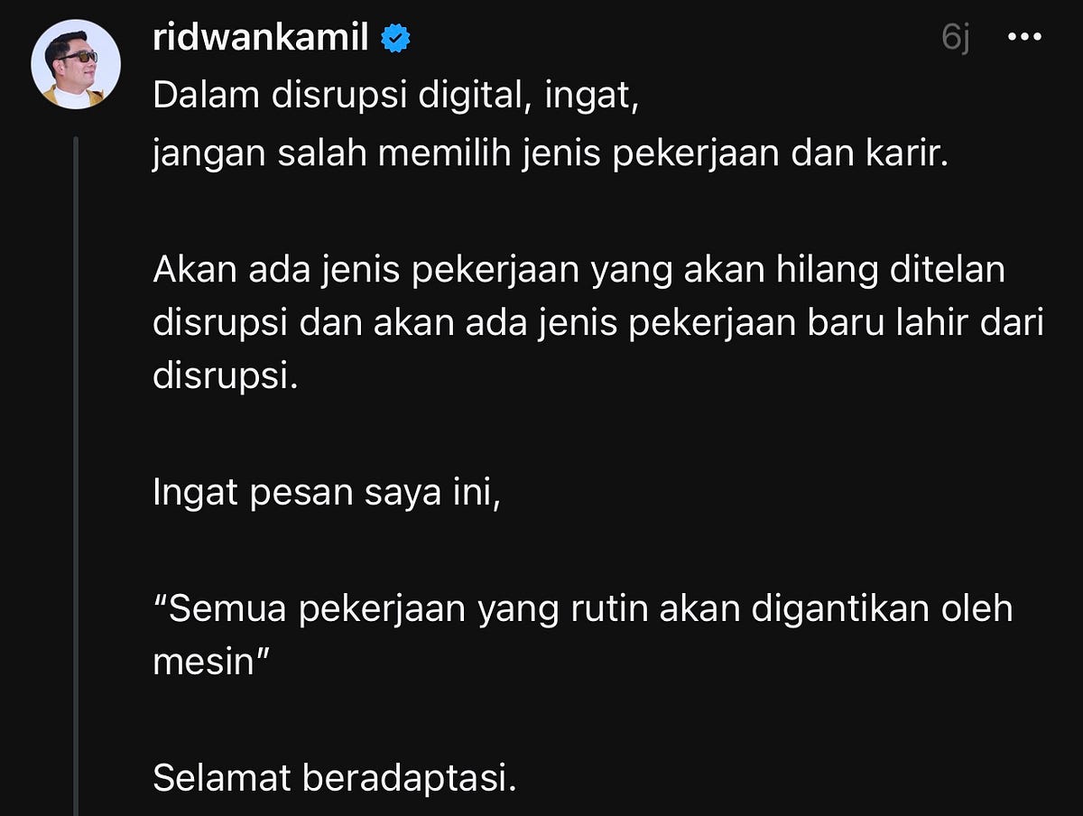Ridwan Kamil ingatkan generasi muda, apa itu ? | by Rifan Priority | Jul, 2023 | Medium