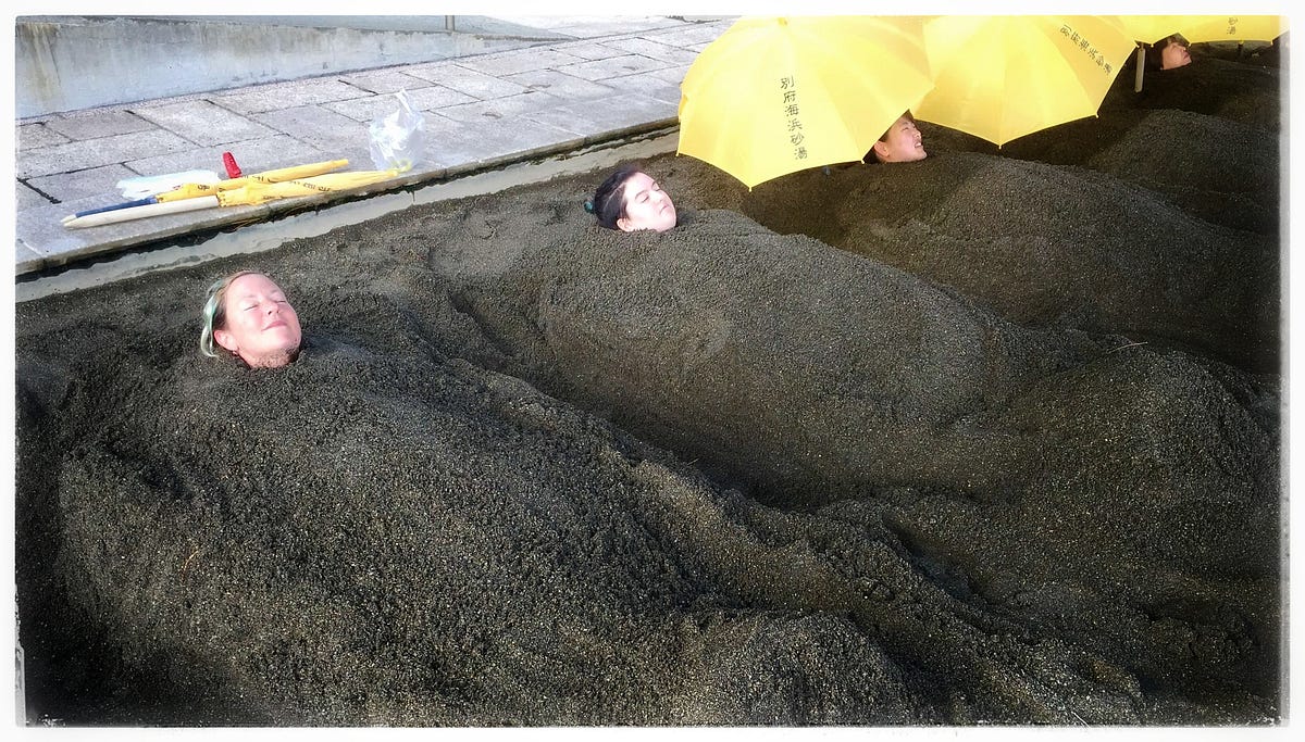 Buried Alive in Japan. sunaburo, or traditional volcanic sand… | by ...