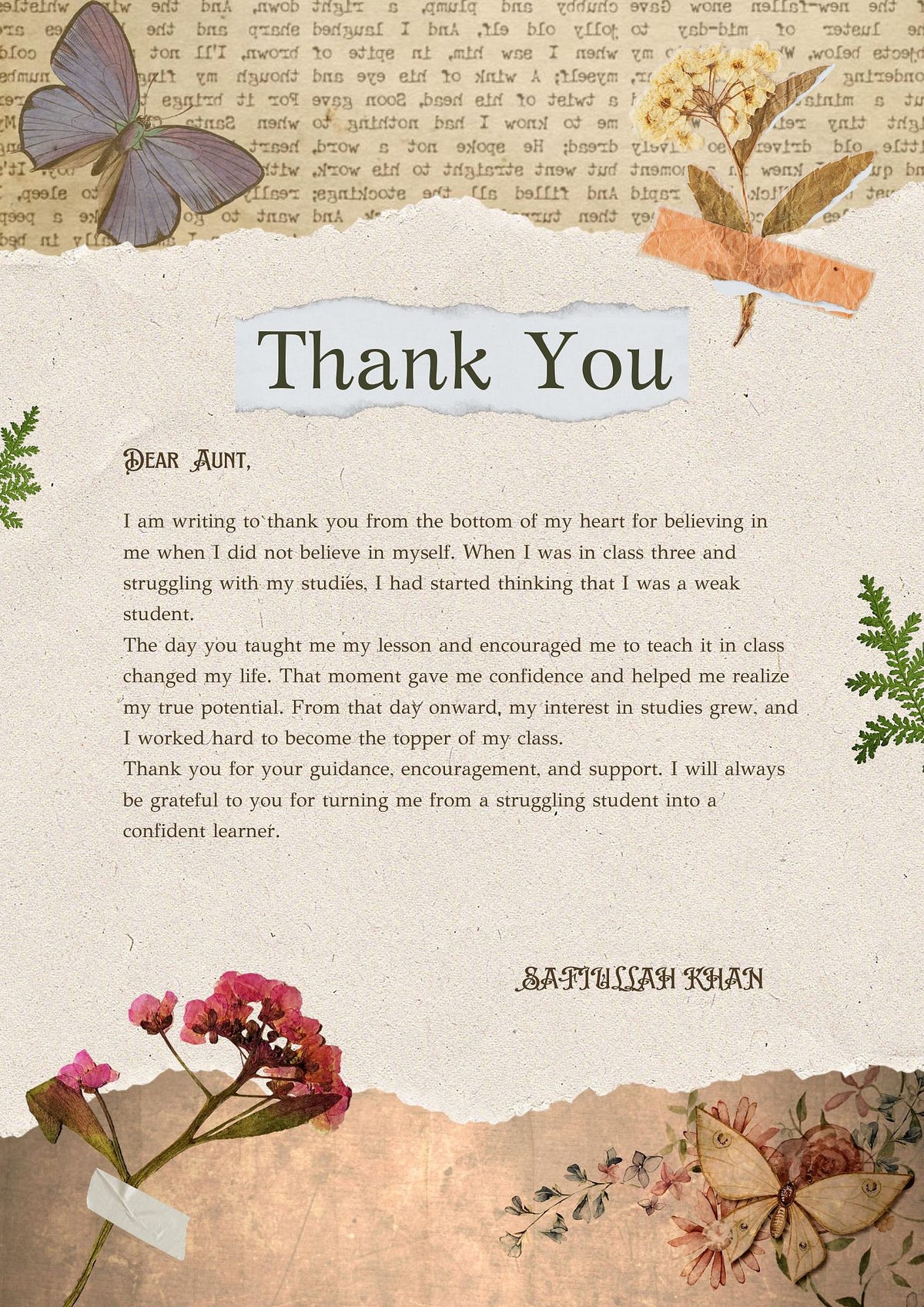 A Letter, I should have written years ago! | by Safiullah Khan | Dec ...
