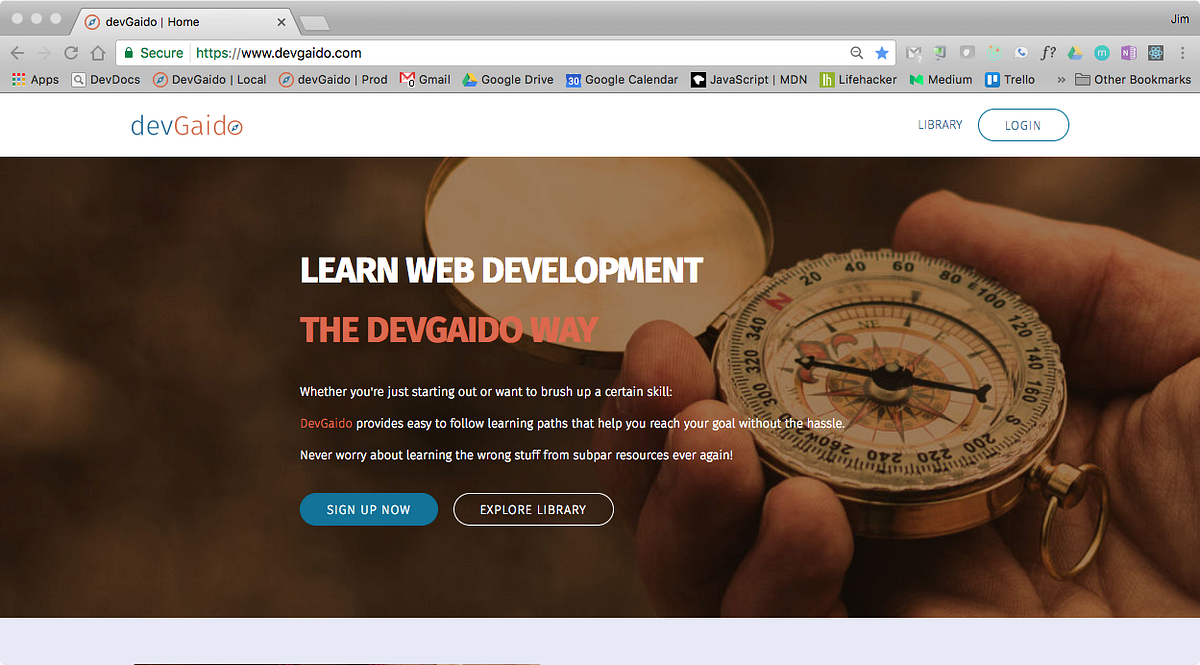 How we brought a new App to life to help web-dev learners — devGaido ...