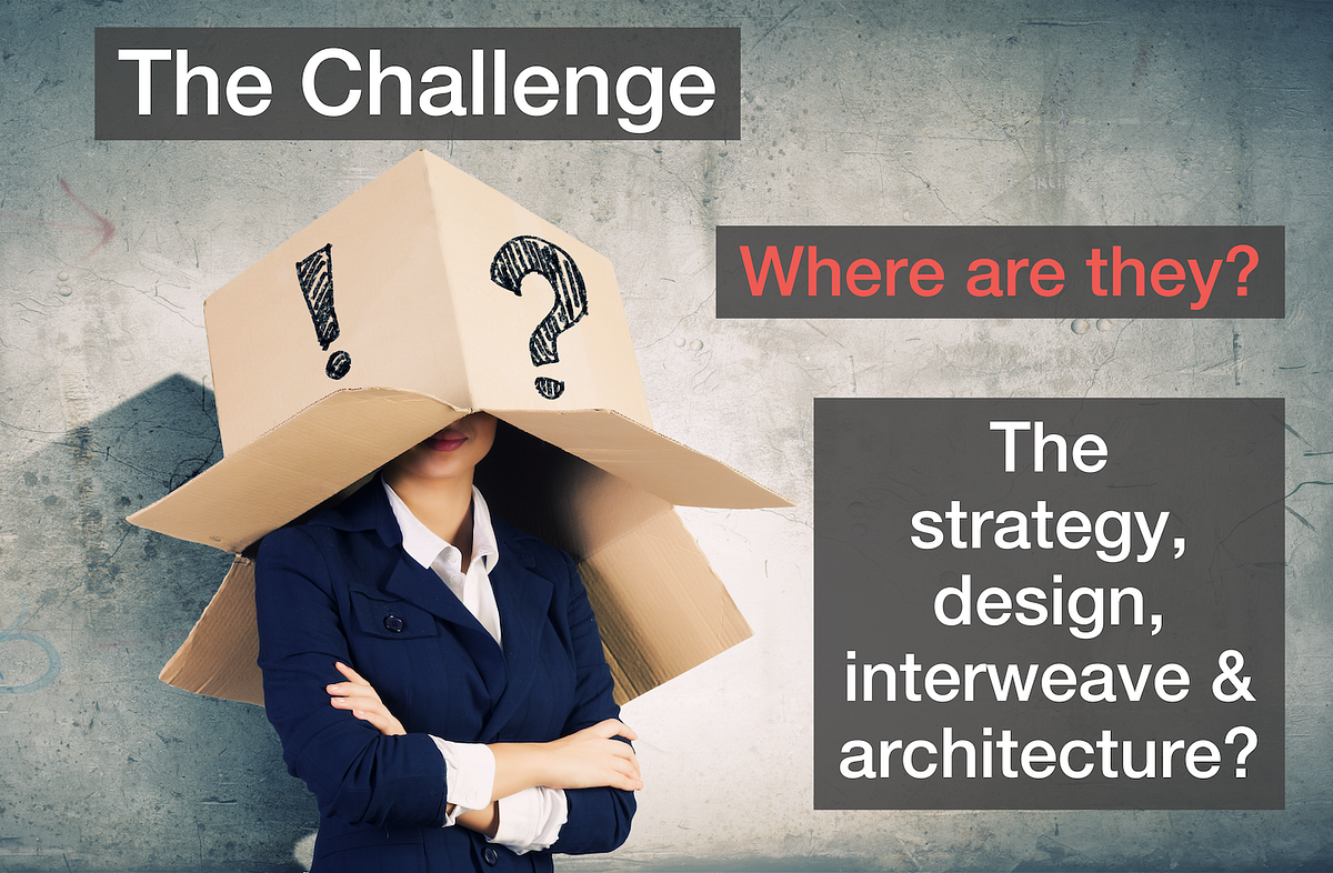 Where are they? The strategy, design, interweave and architecture? | by ...
