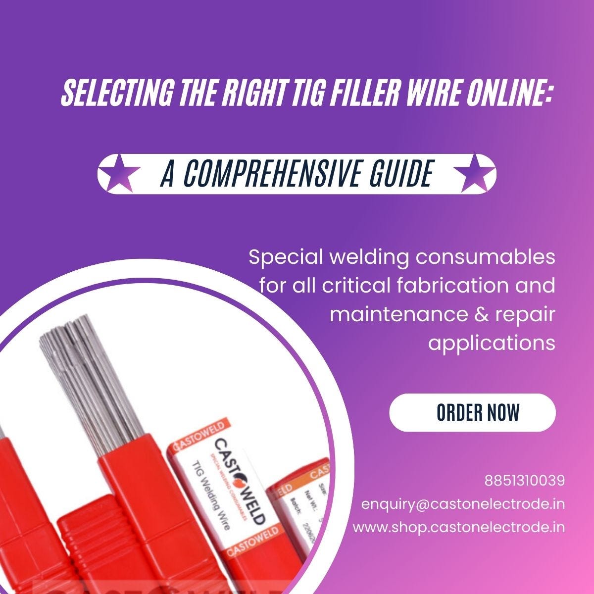 Selecting the Right TIG Filler Wire Online: A Comprehensive Guide | by ...