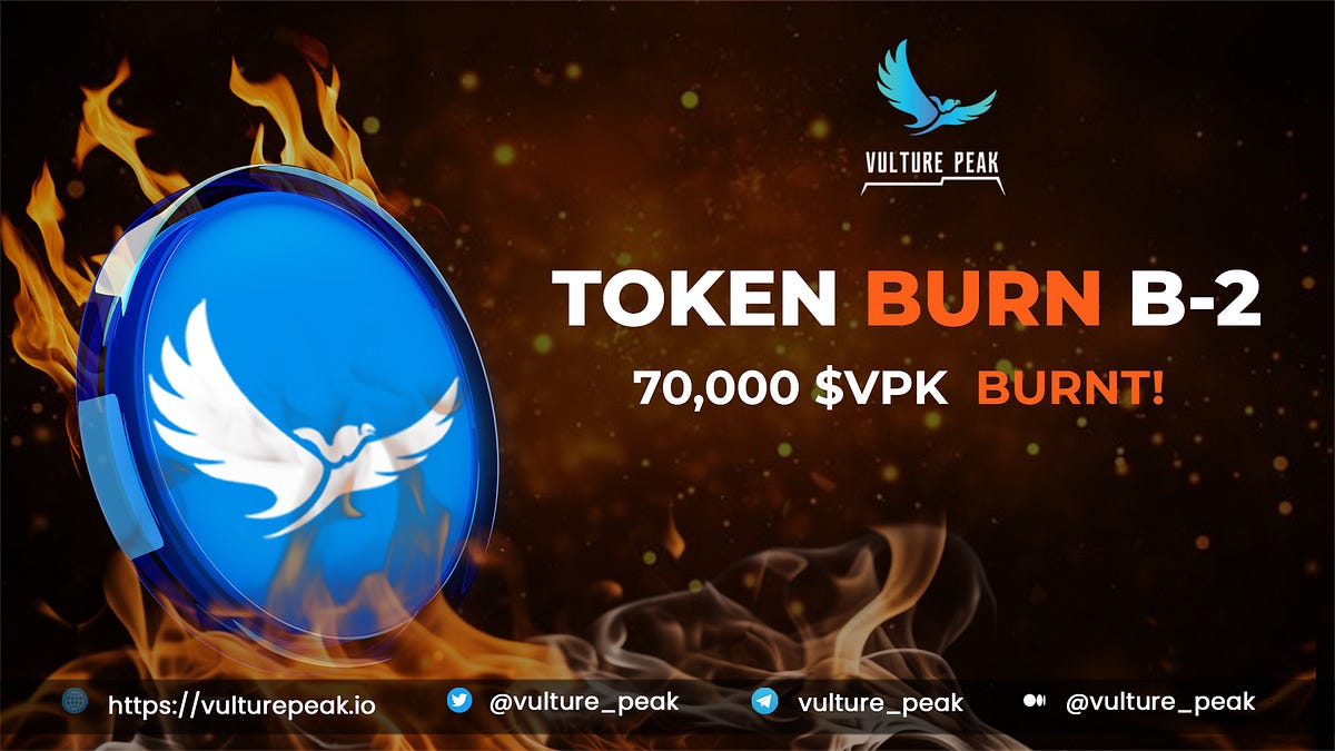70,000 $VPK Tokens Burnt in B-2!. We are thrilled to announce that we ...