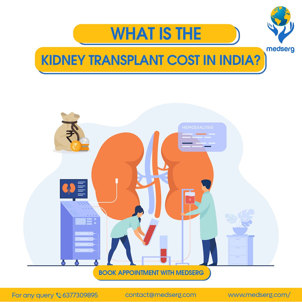 What is the Kidney Transplant Cost in India? - Medserg - Medium