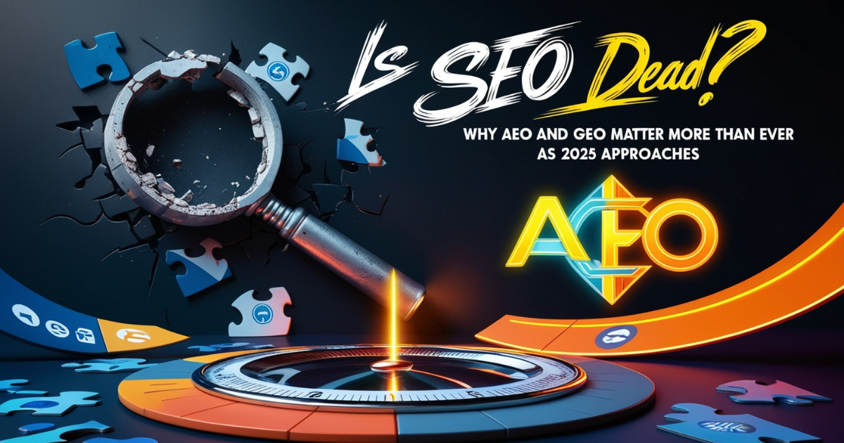 𝐈𝐬 𝐒𝐄𝐎 𝐃𝐞𝐚𝐝? 𝐖𝐡𝐲 𝐀𝐄𝐎 𝐚𝐧𝐝 𝐆𝐄𝐎 𝐌𝐚𝐭𝐭𝐞𝐫 𝐌𝐨𝐫𝐞 𝐓𝐡𝐚𝐧 𝐄𝐯𝐞𝐫 𝐚𝐬 𝟐𝟎𝟐𝟓 𝐀𝐩𝐩𝐫𝐨𝐚𝐜𝐡𝐞𝐬 ...