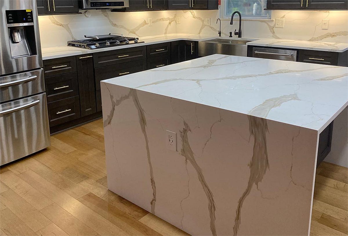 Calacatta Quartz. Calacatta Quartz Kitchen Worktops | by worktopsteam ...