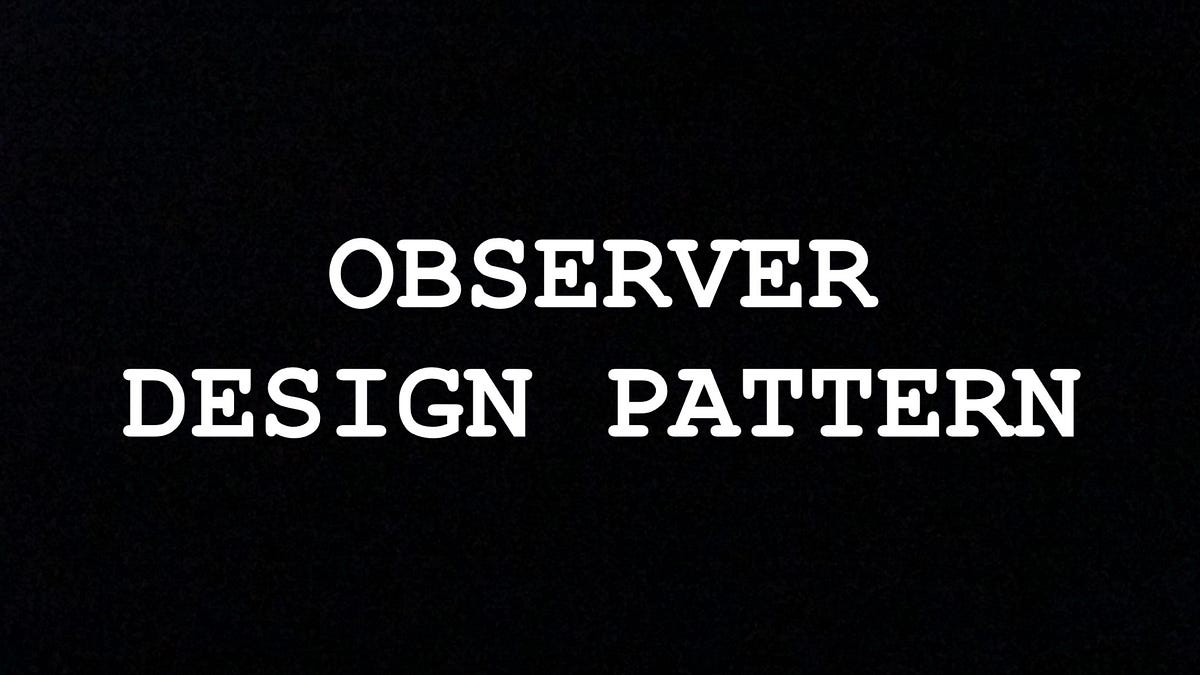Observer Design Pattern Nedir ?. Design Patterns eğitim serisindeki ilk ...