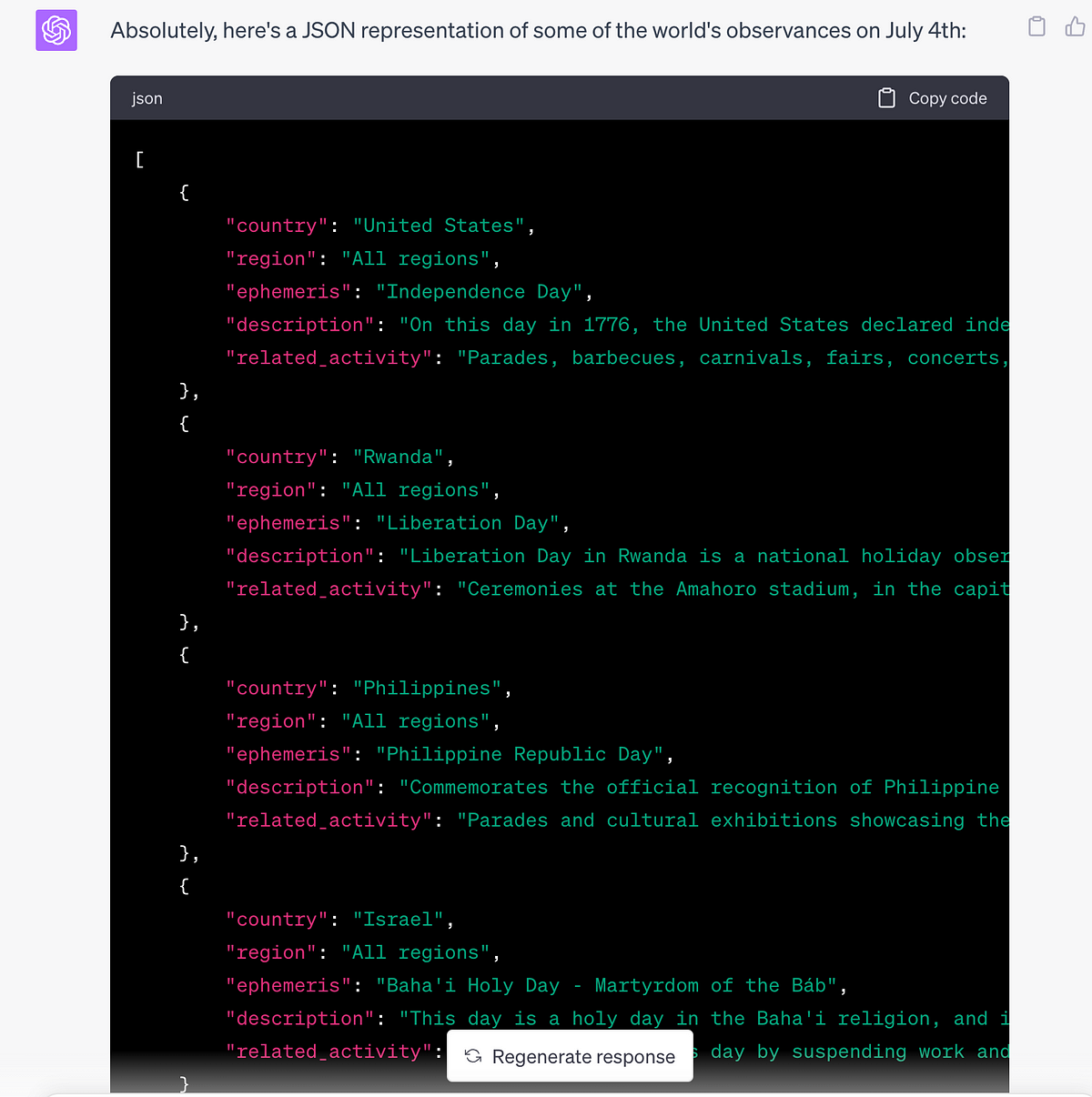 Using ChatGPT as a source API REST for data to populate a database and ... Using ChatGPT as a source API REST for data to populate a database and ...