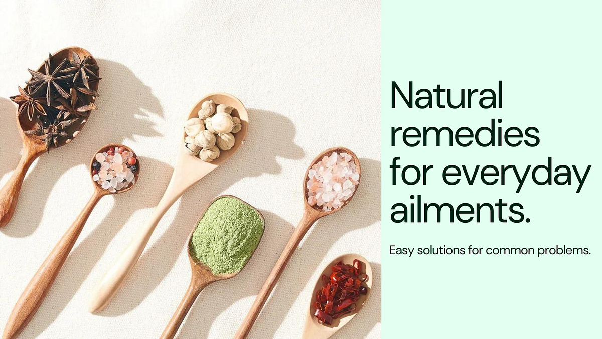 Unlocking the Healing Power of Natural and Home Remedies: An ...