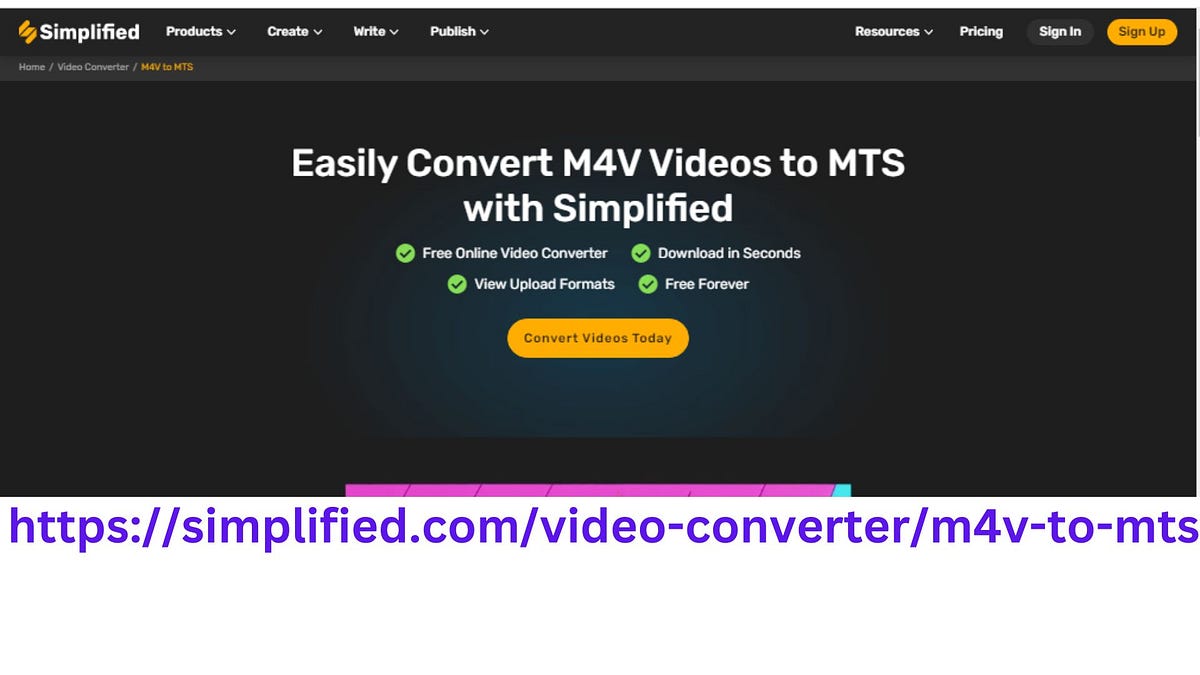 Convert M4V to MTS: Simplified Video Converter Free Online | by Change M4v To Mts | Jan, 2024 ...