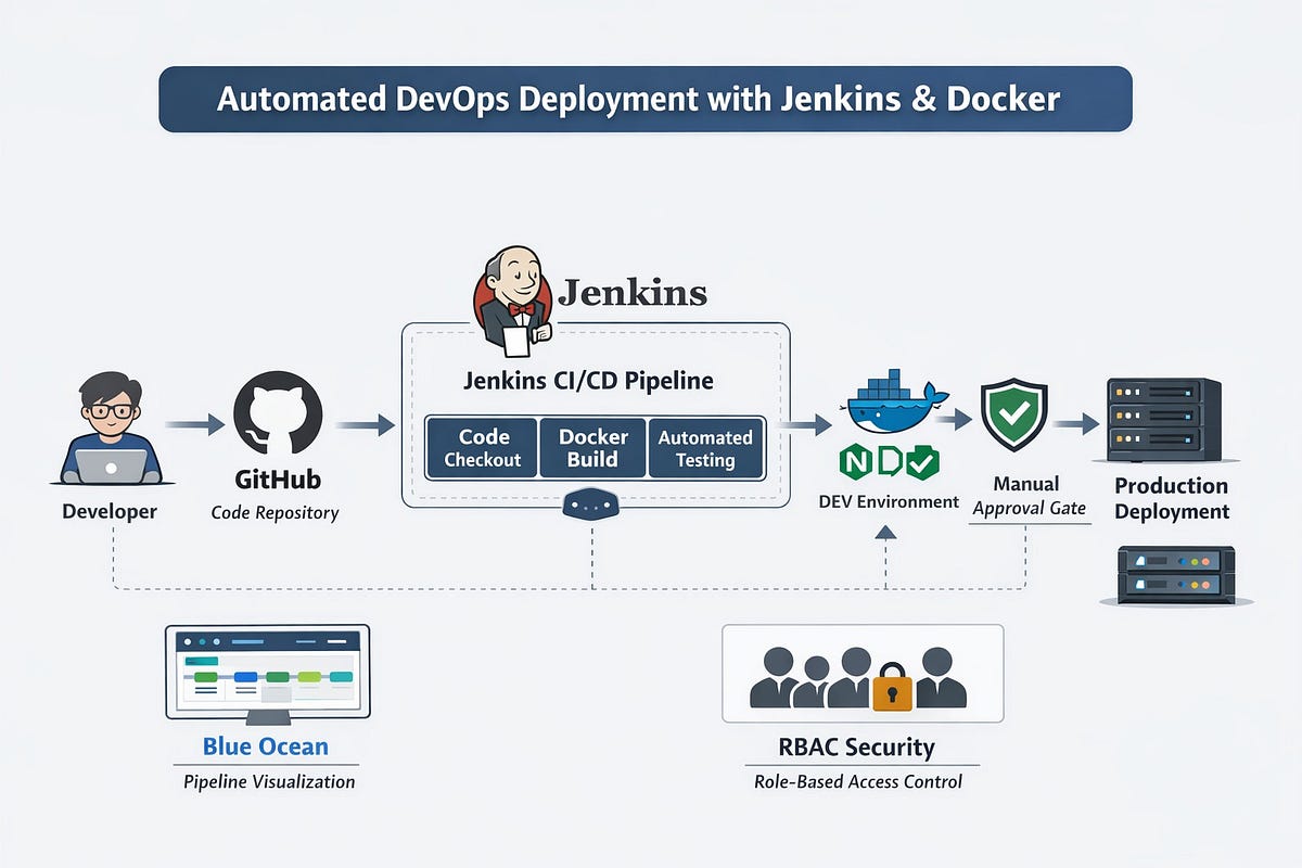 Automated DevOps Deployment with Jenkins & Docker | by Priya Joshi ...