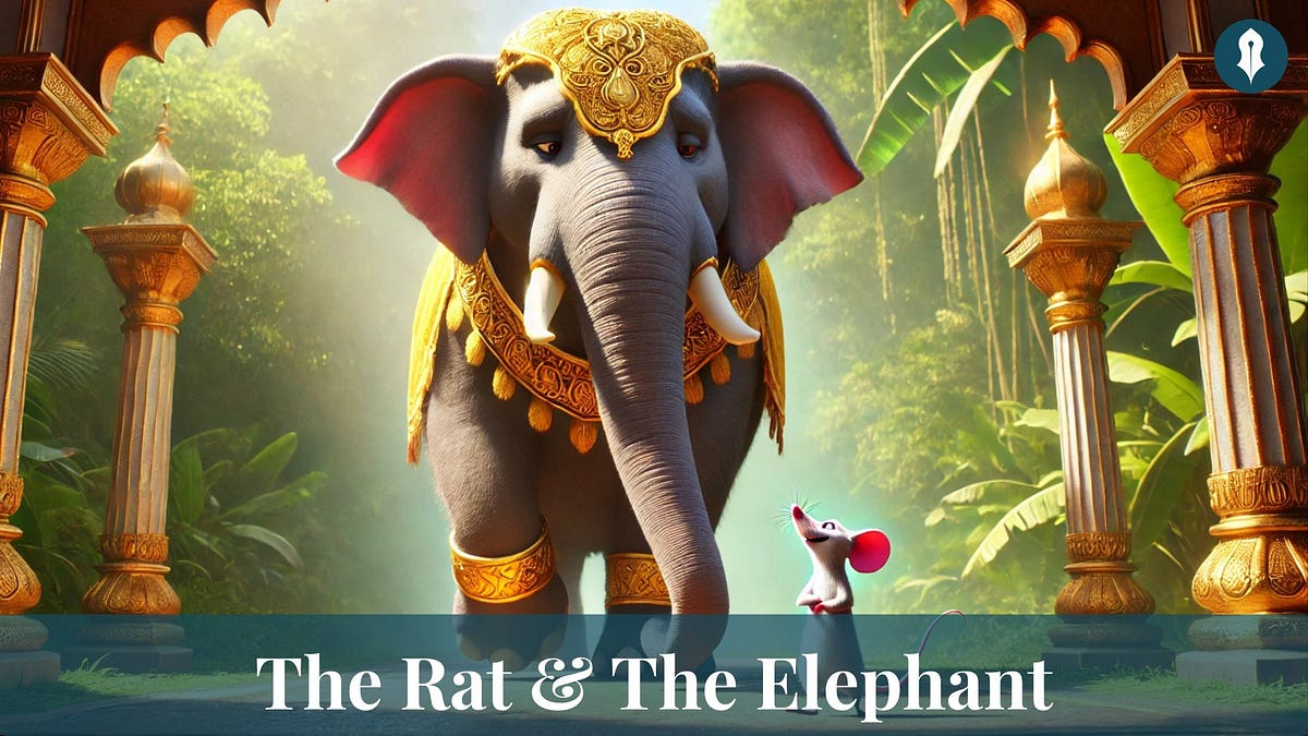 The Rat & The Elephant. In a bright and bustling jungle path… | by The ...