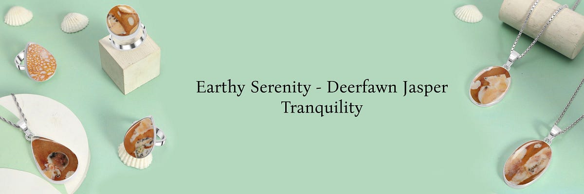 Deer Fawn Jasper Tranquility: Nature’s Art in Earthy Tones - mahen-123 ...