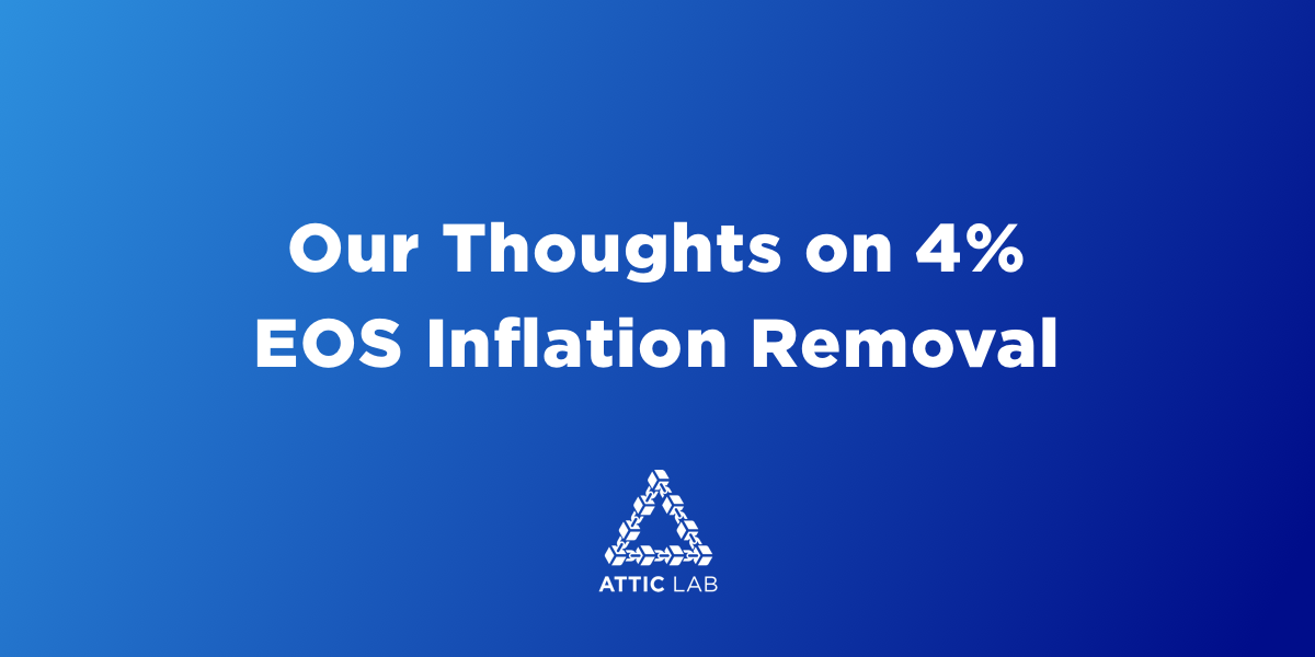 Our Thoughts on 4% EOS Inflation Removal | by Attic Lab | Attic Lab ...