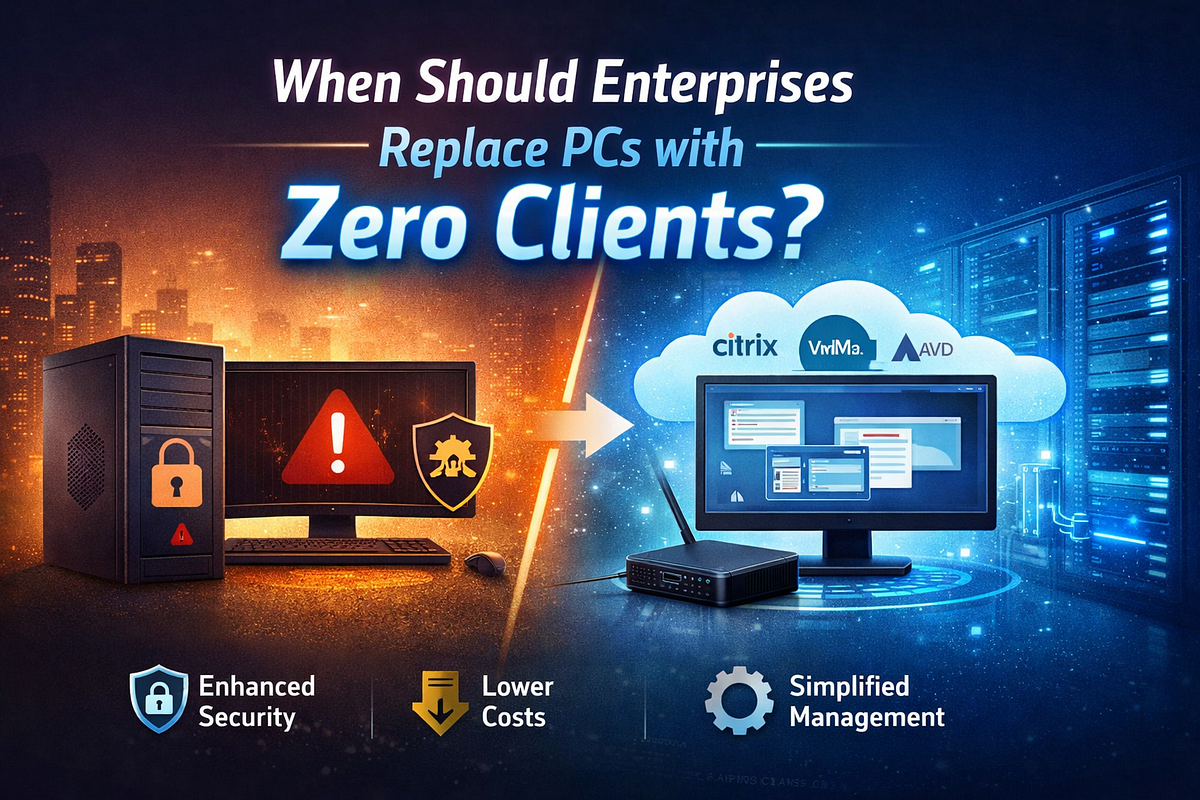 When Should Enterprises Replace PCs with Zero Clients? | by Sunder ...